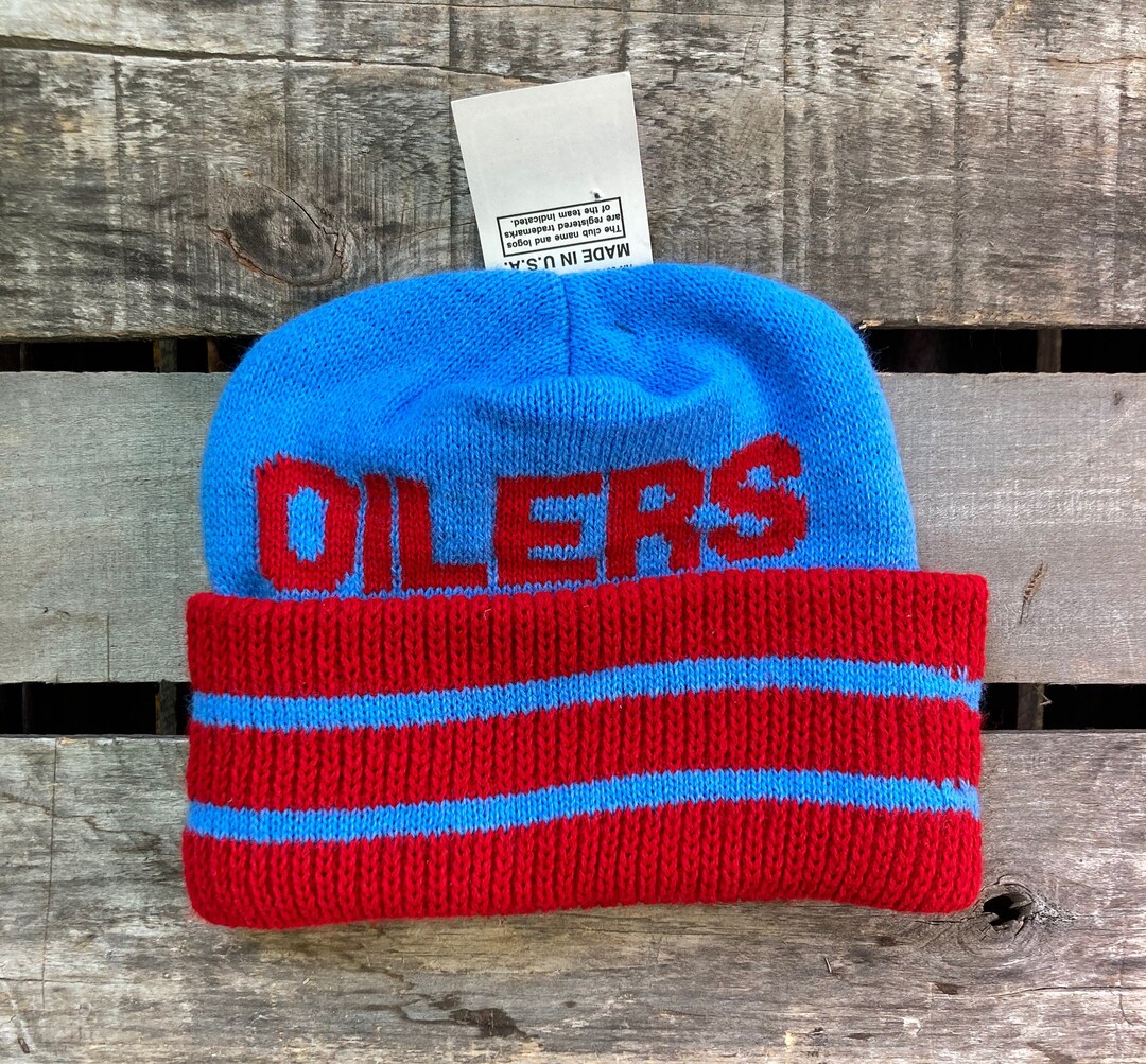 80s 90s Texas Oilers Beanie - Official NFL - New Old Stock - Original ...