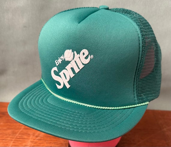 Vintage Sprite Snapback Cap - mesh trucker - never wo… - Gem