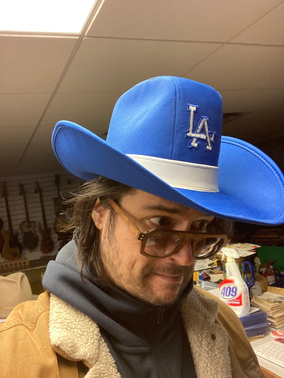 Los Angeles Dodgers 1980s Cowboy Hat - new old stock - Gem Los Angeles Dodgers 1980s Cowboy Hat - new old stock - Gem