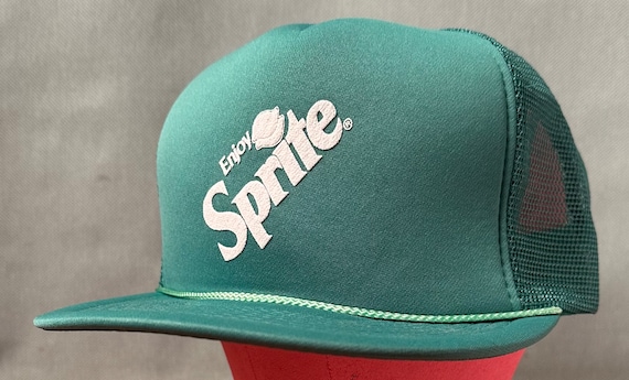 Vintage Sprite Snapback Cap - mesh trucker - never wo… - Gem