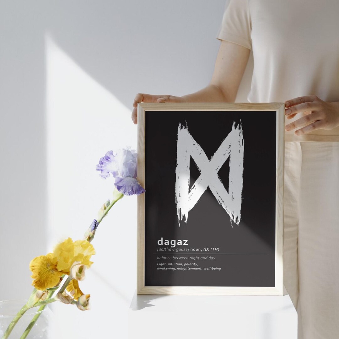 Custom Viking Rune, Digital Rune Prints, Special Runic Design, Elder ...
