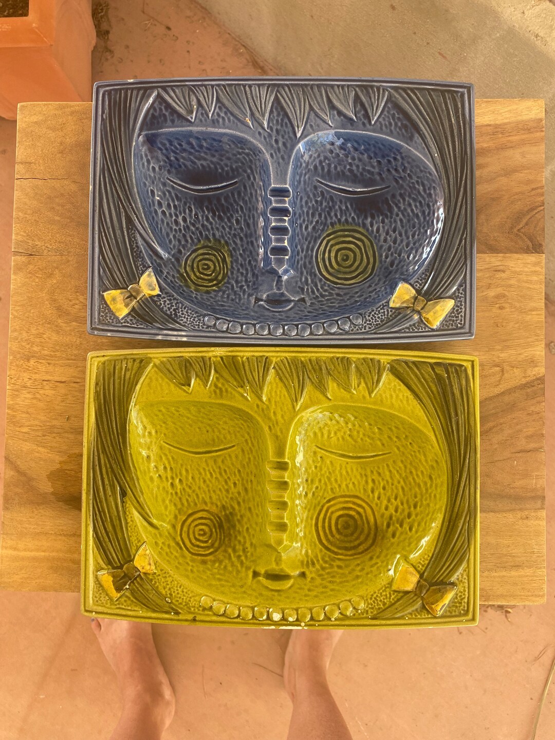 Vintage Minzer Face Ashtray - Etsy