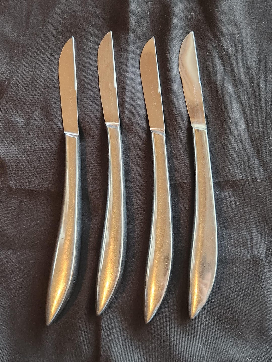Set of 4 Samurai Style Steak Knife Marked Stainless Steel Japan - Etsy