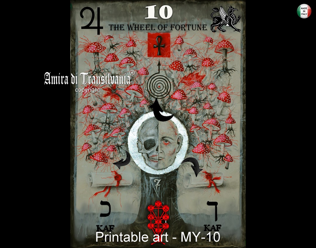 Dark Academia, Moody Witchcraft Alchemy Symbols, Gothic Art Print Dark ...
