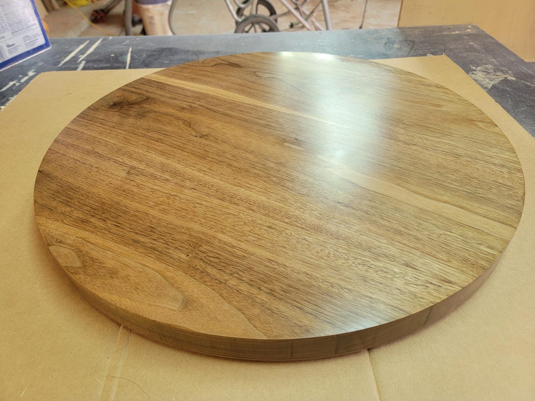 Custom Round Walnut Table Top | Perfect for Home, Coffee Bars, and ...