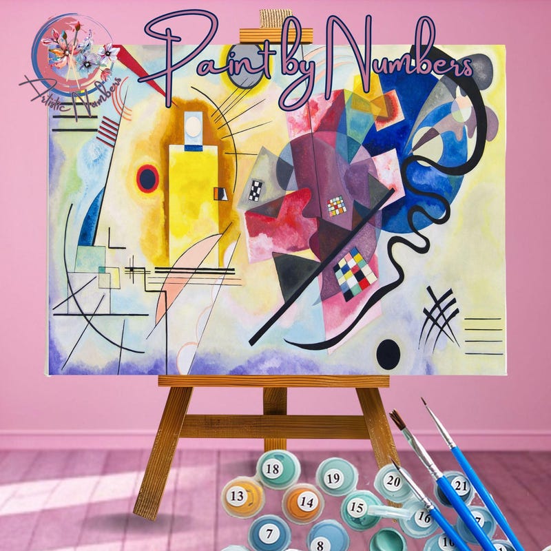 Kandinsky Paint by Number - Etsy