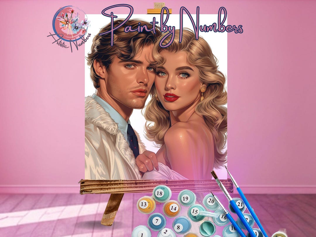 Portrait Photography Kit, Woman Painting Kit, Color by Number for ...