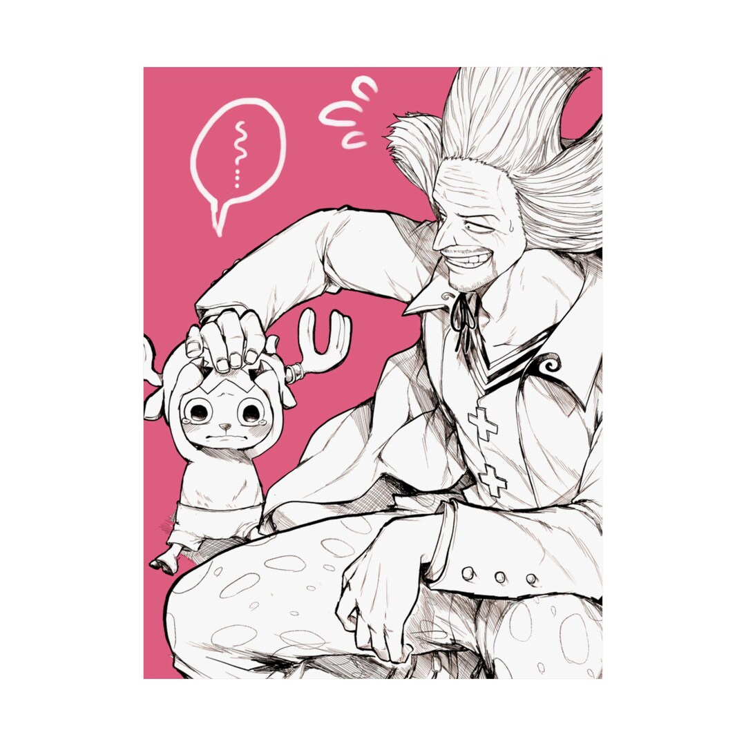 Chopper One Piece, Dr Hiluluk One Piece Anime Art Poster, Wall Decor ...