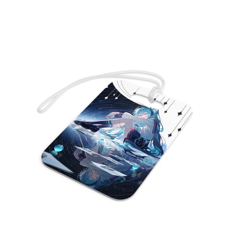 Hatsune Miku Anime Luggage Tags Personalized Travel Accessories for ...