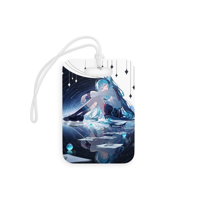 Hatsune Miku Anime Luggage Tags Personalized Travel Accessories for ...