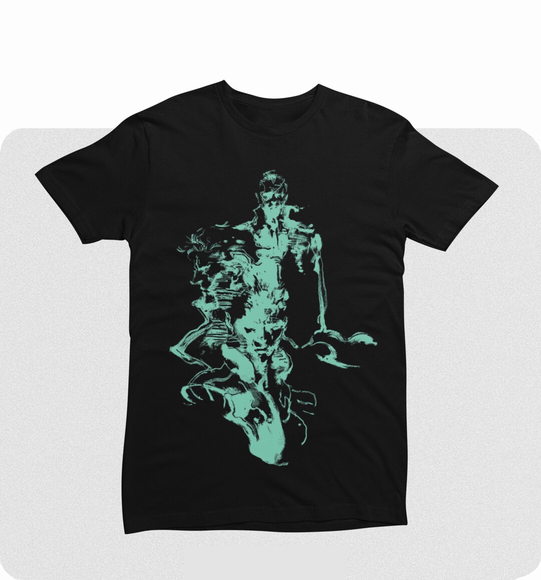 Metal Gear Solid Shadow Enemy T-shirt, Metal Gear Solid Snake T-shirt ...