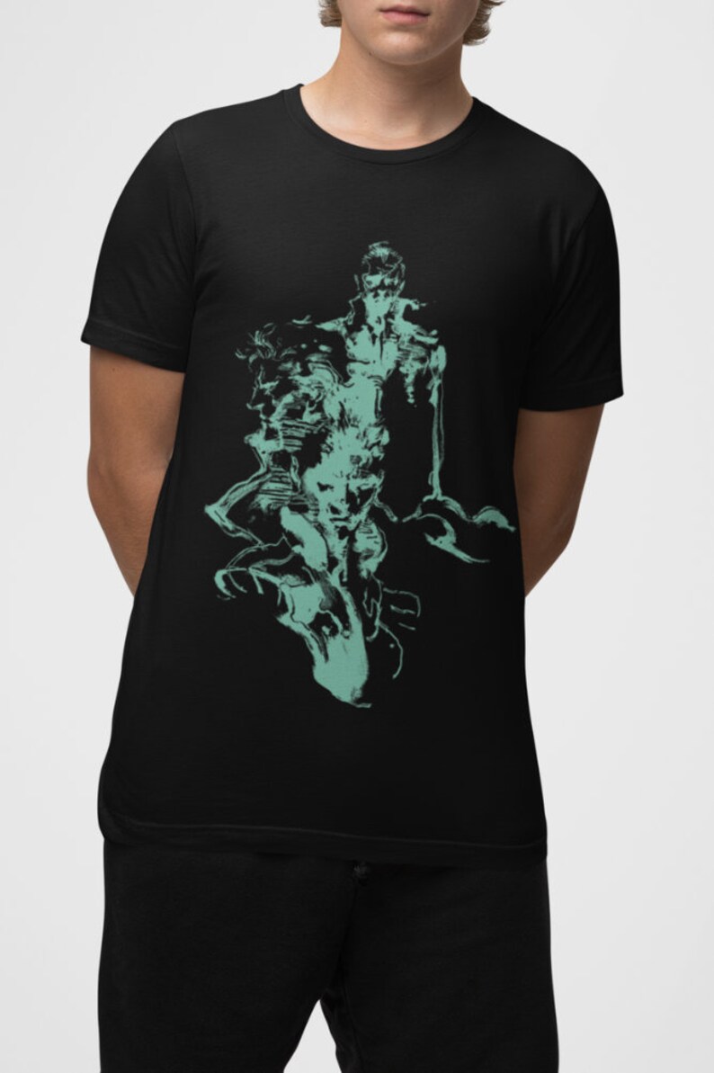 Metal Gear Solid Shadow Enemy T-shirt, Metal Gear Solid Snake T-shirt ...