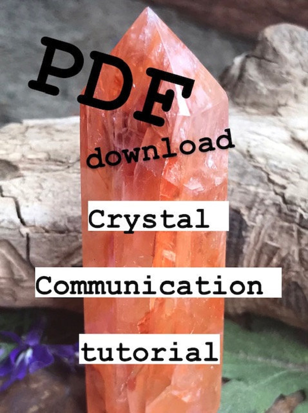 Crystal Communication Tutorial Article Connecting With Crystals - Etsy