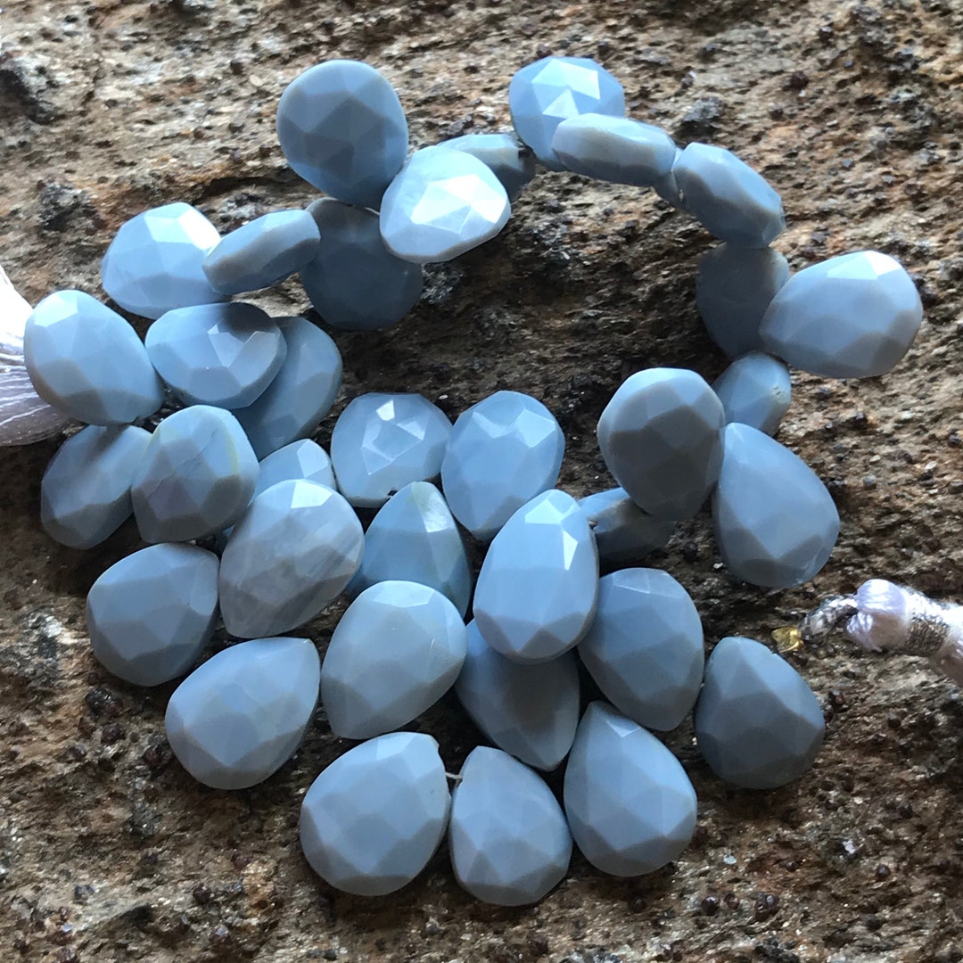 African Blue Opal Beads Gemstone Briolettes Full Strand Supplies - Etsy