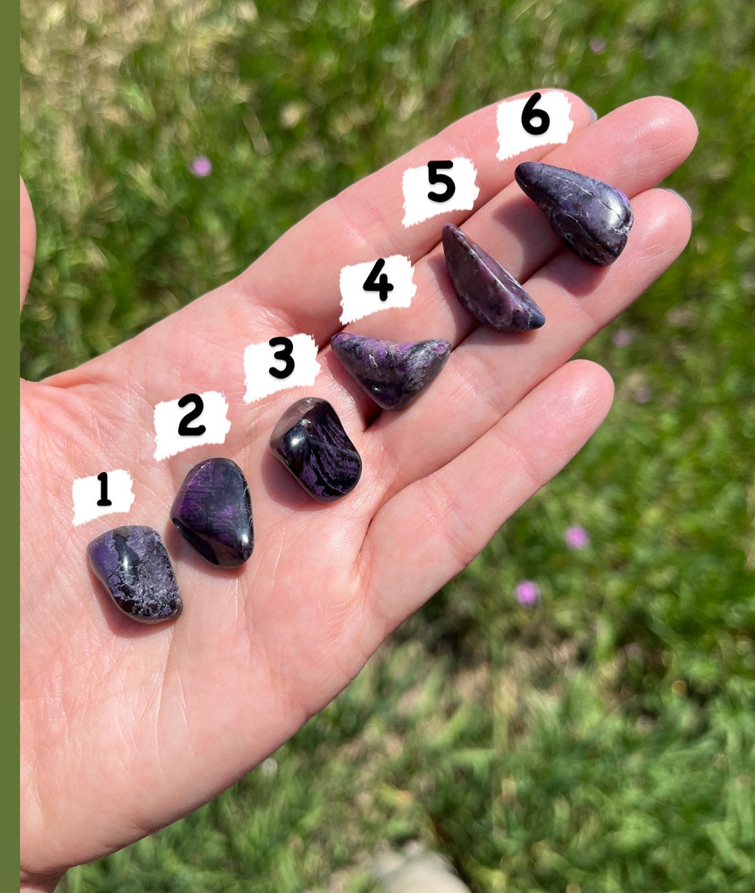 Sugilite Tumbled Stone Natural Sugilite Gemstone Small - Etsy