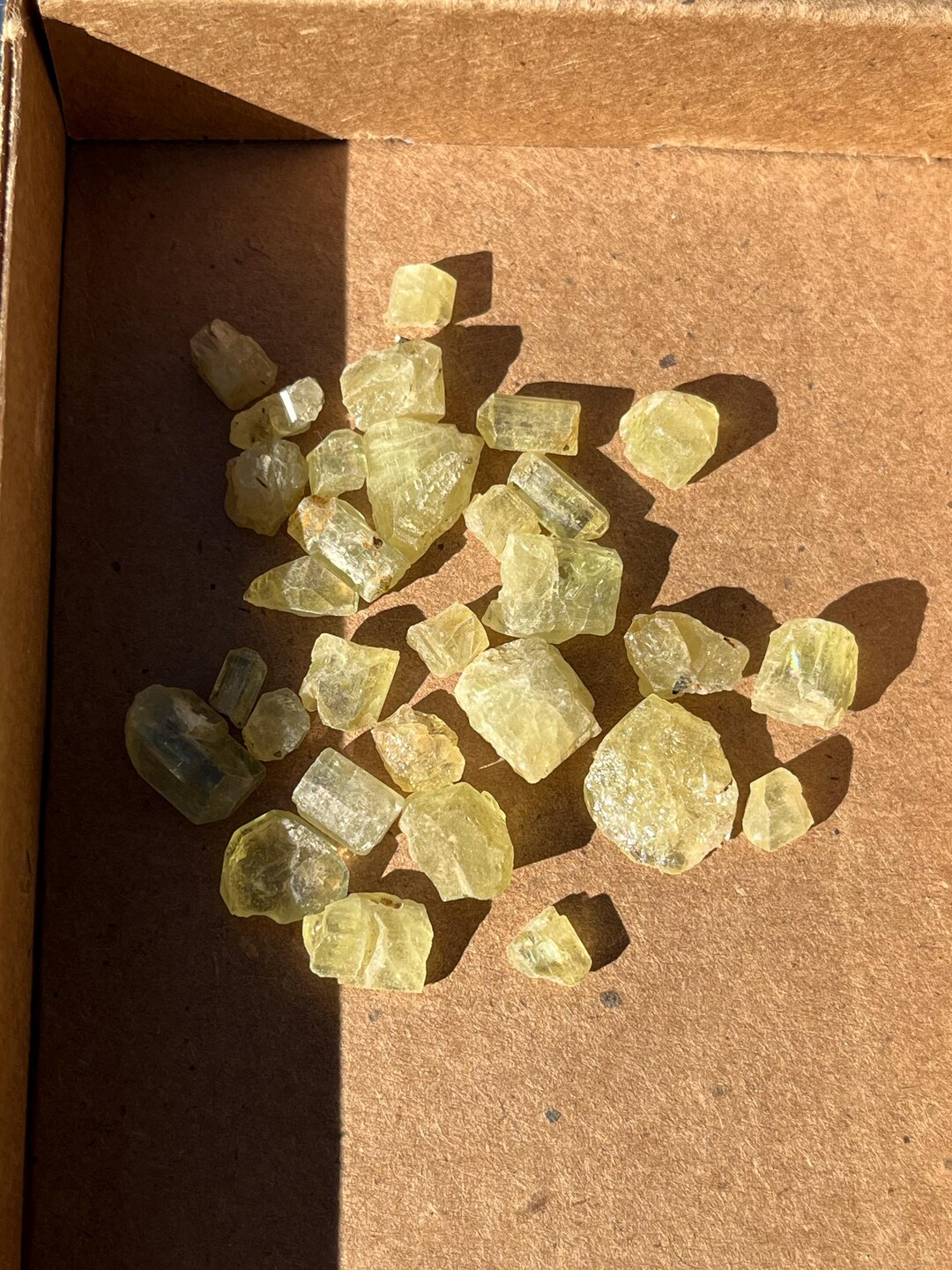 Yellow Apatite Rough Mineral Specimens Morocco - Etsy