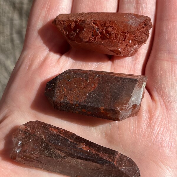 Red Quartz - Etsy