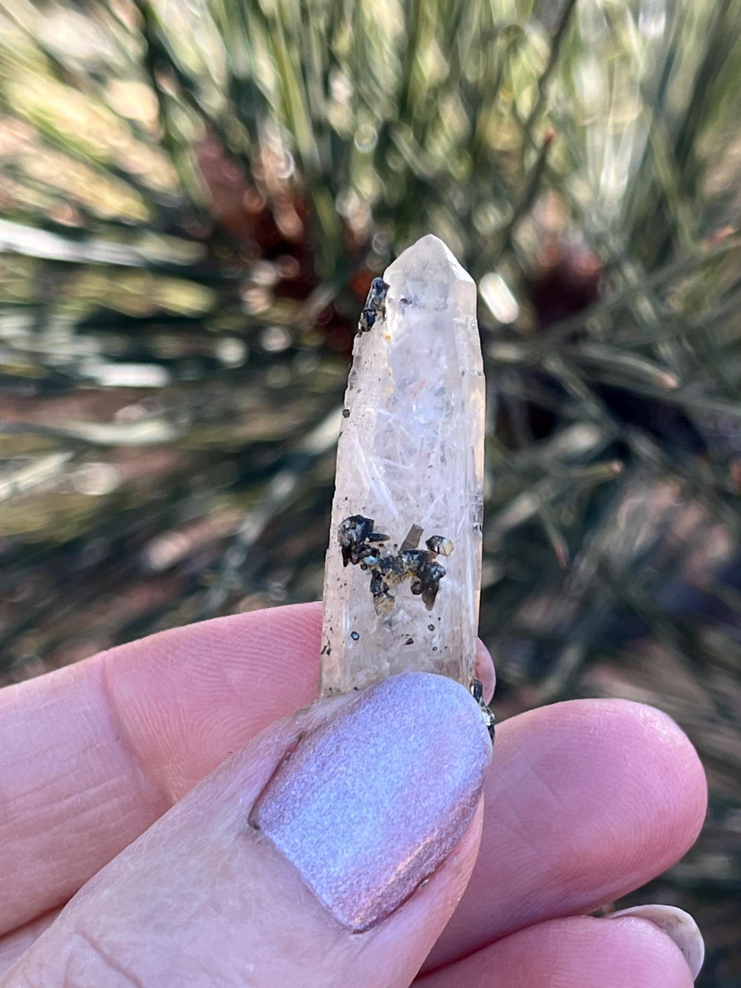 Witches Finger Quartz Crystal Natural Gemstone Point Small - Etsy