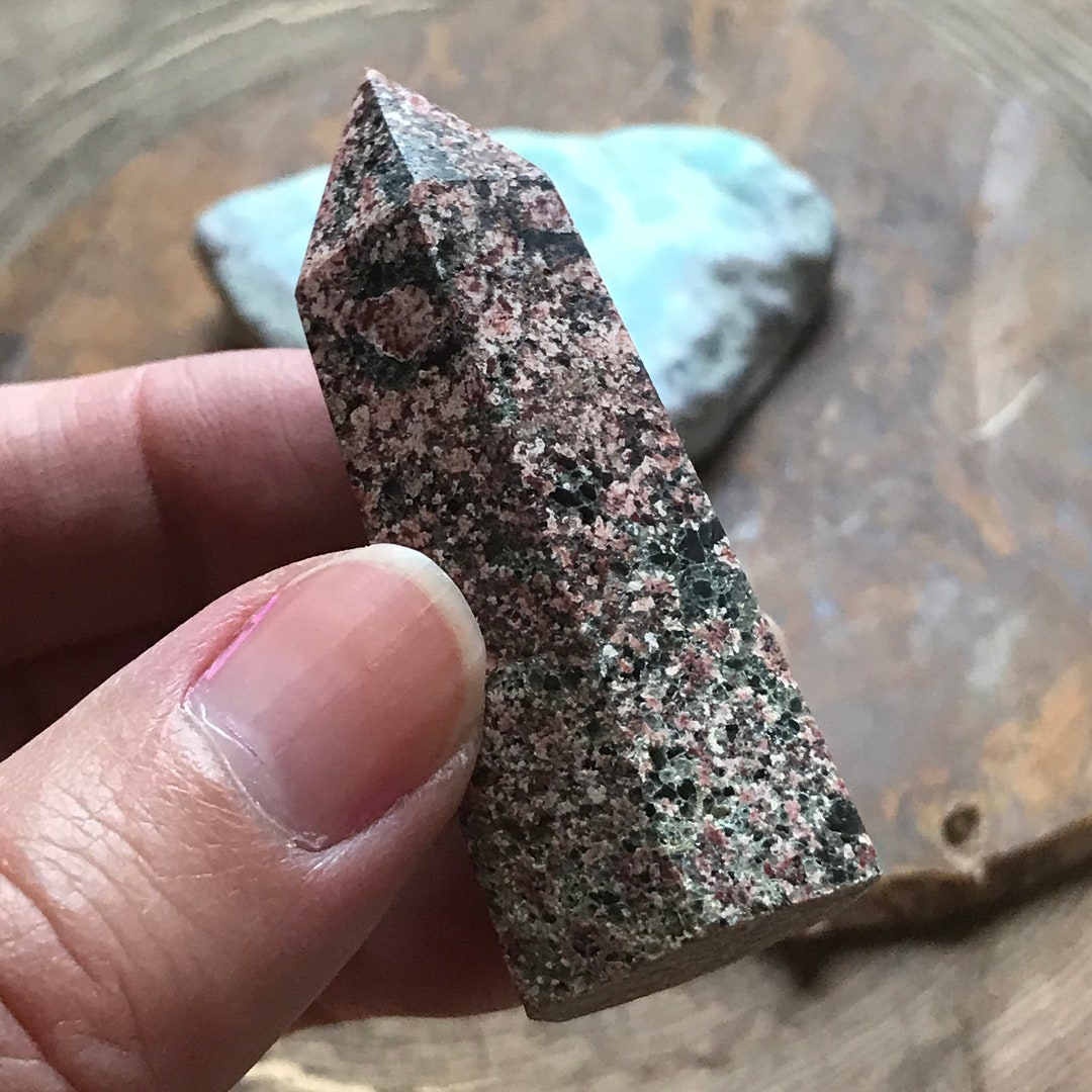 Snowflake Jasper Polished Tower Gemstone Natural - Etsy