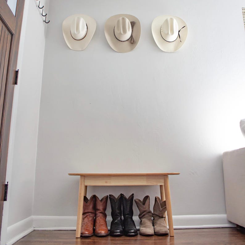 Custom Cowboy Hat Hanger: Personalized Western Decor, Adjustable Wall ...