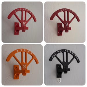 Custom Cowboy Hat Wall Mount: Adjustable Hat Display - Etsy
