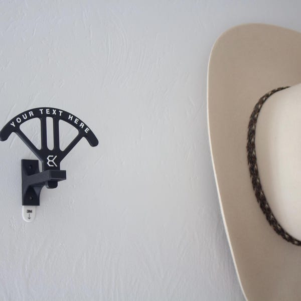 Wall Mount Hat Rack - Etsy