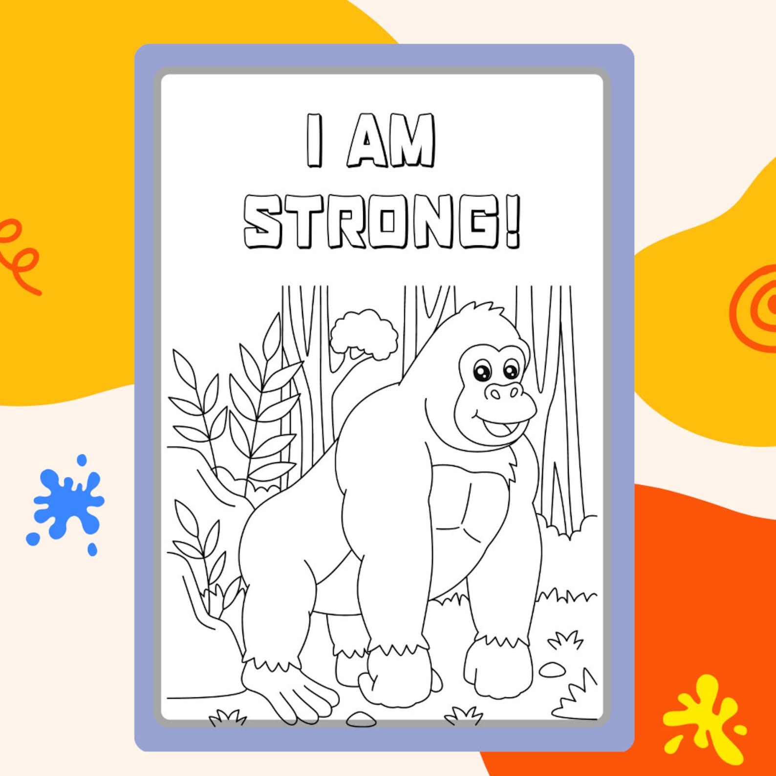 Animals Coloring Pages | Printable Coloring | Kids Coloring Simple ...