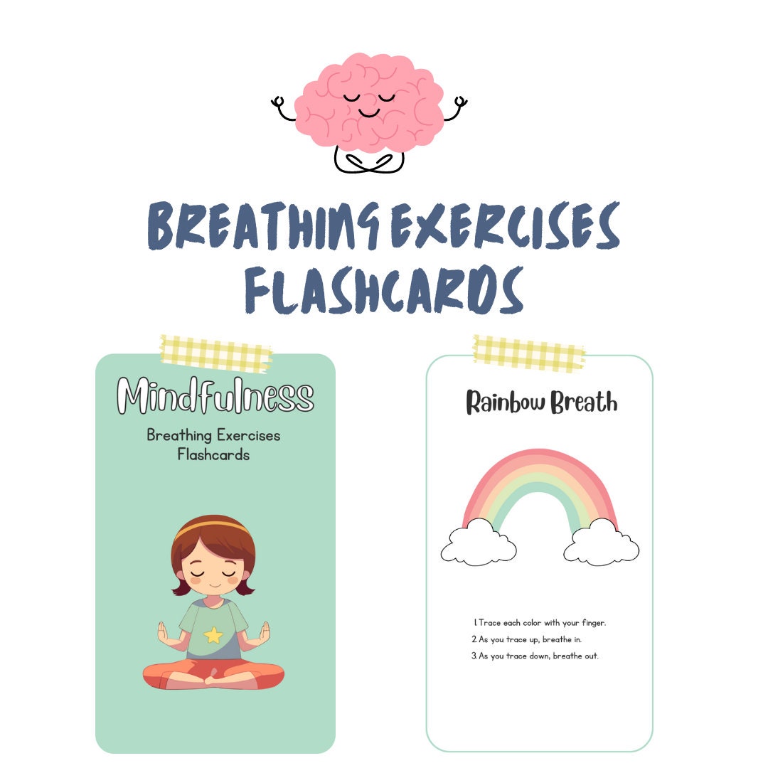 Mindful Breathing Activities for Kids|techniques for Breathing Cards ...