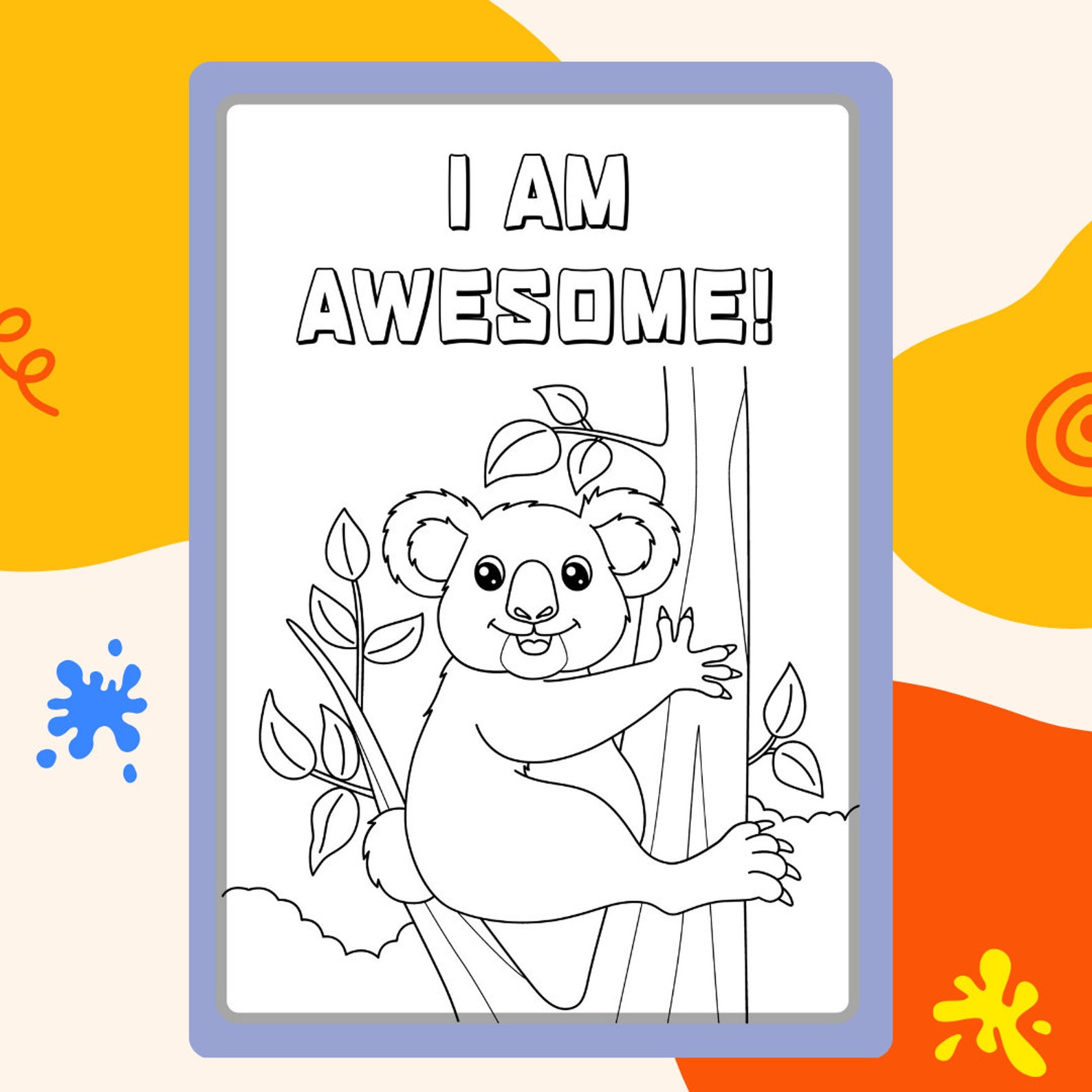 Animals Coloring Pages | Printable Coloring | Kids Coloring Simple ...