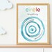 Mindfulness Breathing Poster, Circle Breathing Poster, Calming Corner ...