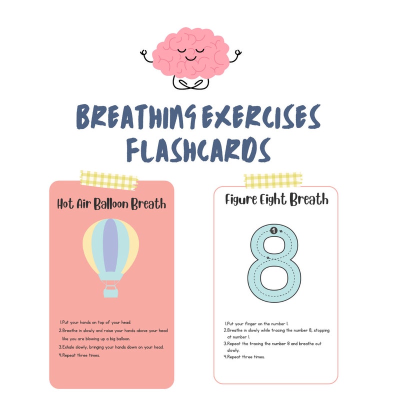 Mindful Breathing Activities for Kids|techniques for Breathing Cards ...