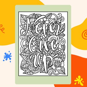 Mindful Coloring Pages, Printable Coloring Page, Kids Coloring Page ...