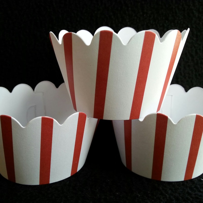 Popcorn Cupcake Wrappers - Etsy