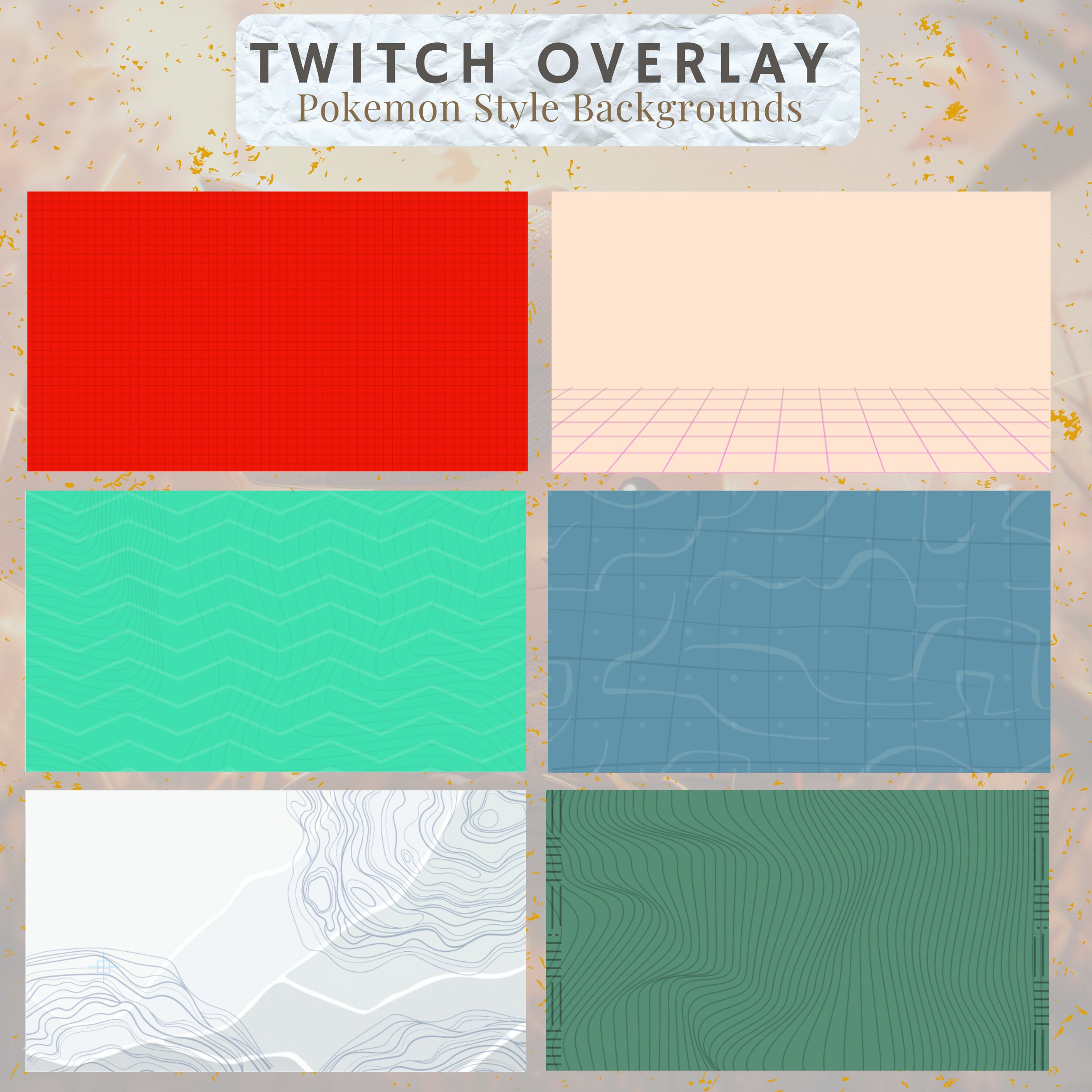 Stream Overlay Twitch Panels / Pokémon Layout / Customize / Pokemon ...