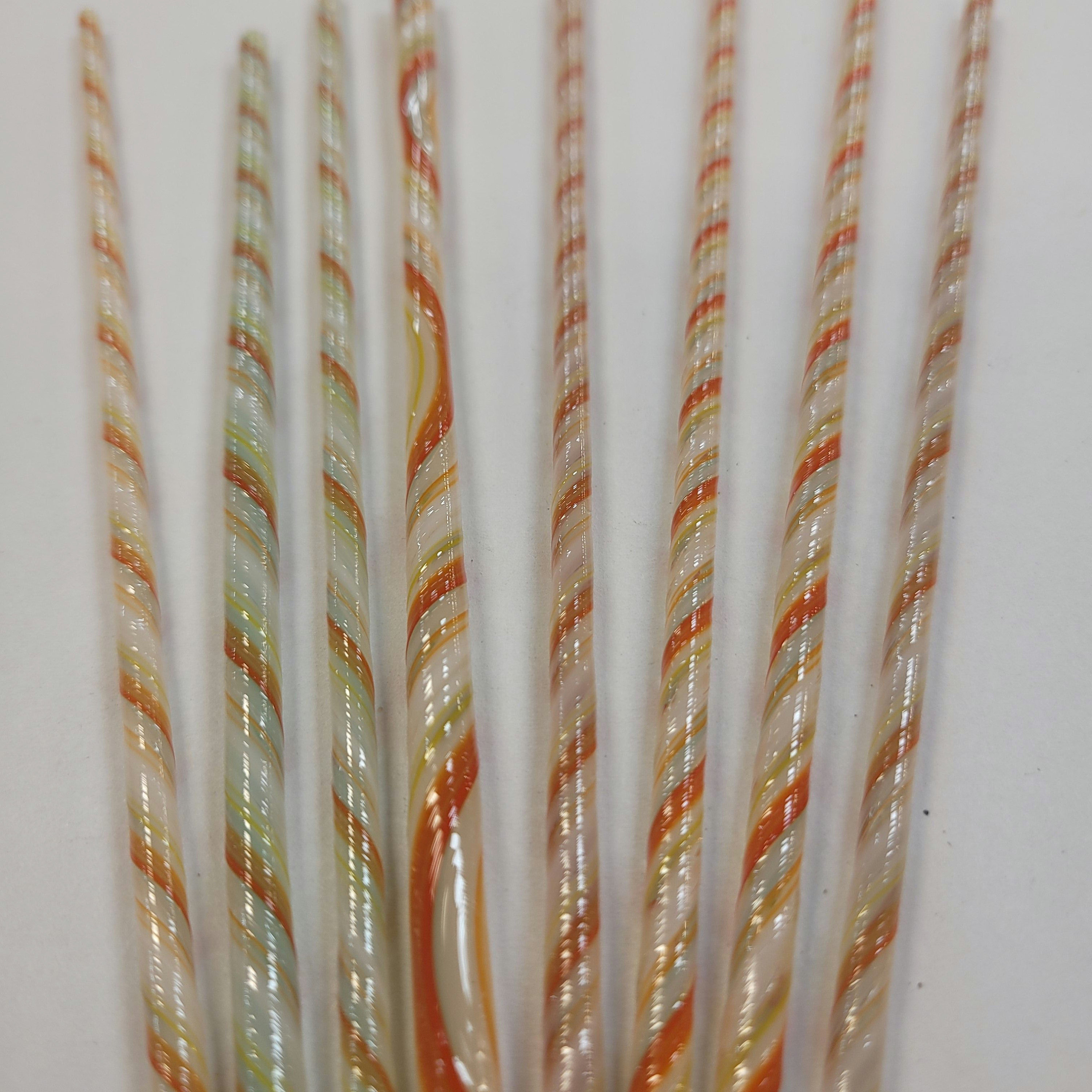 90 Twisted Cane, Red,white and a Little Green. 90COE.!!!! - Etsy