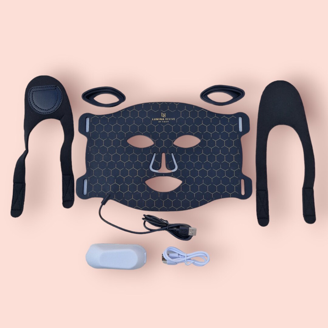 Lumina Revive® Anti-aging Red Light Therapy LED Face Mask - Etsy