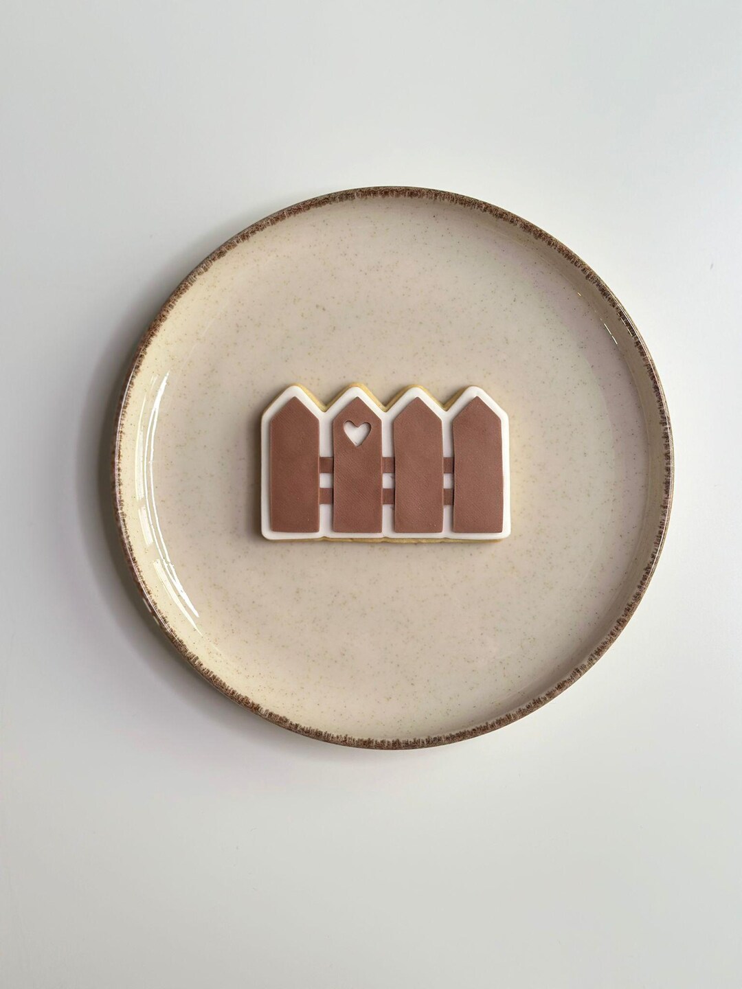 Farmhouse Wooden Hedge Fence Cookie Stamp With Biscuit Cutter ...