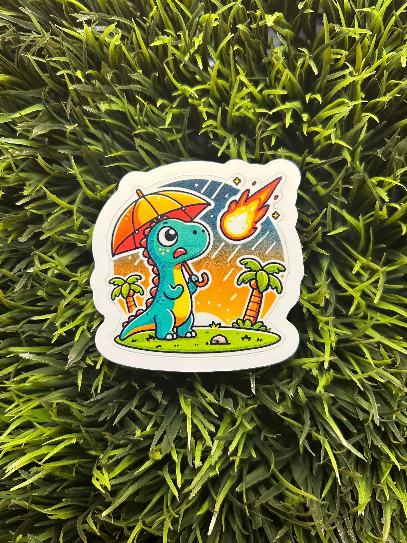 Doomsday Dino, the End of an Era, Funny Sticker - Etsy
