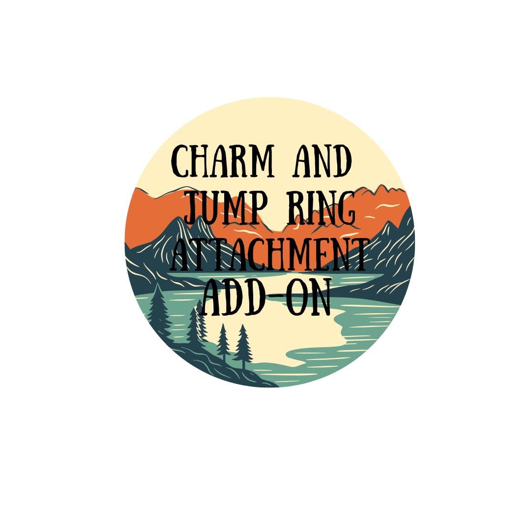 Charm and Jump Ring Attachment Add-on - Etsy