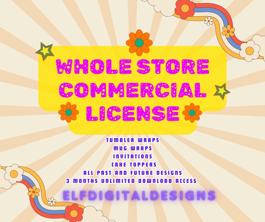 Entire Shop - Whole Shop Commercial Use License:mega Design Bundle ...