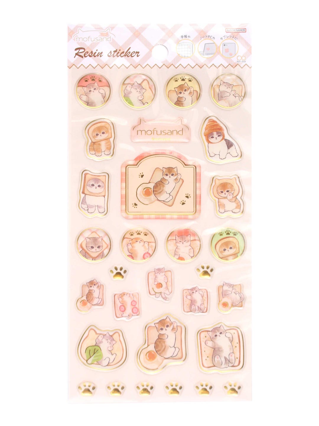 Mofusand, Sun Star, Bandai Namco, Mofusand Stickers, Mofusand Resin ...