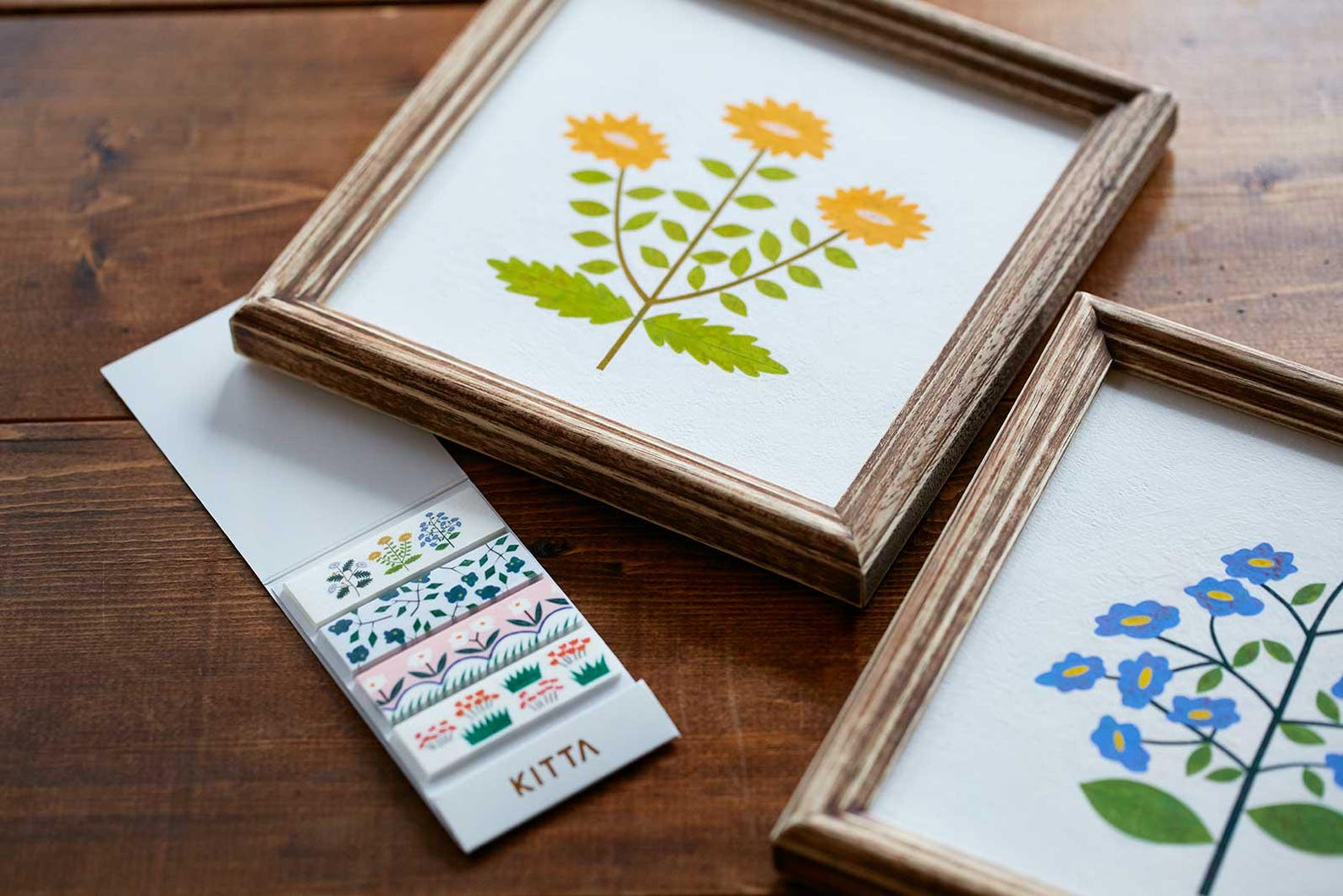 King Jim, Hitotoki, KITTA Pre-cut Washi Tape, 40 Sheets, Label Sticker, Journal Sticker, Flower ...