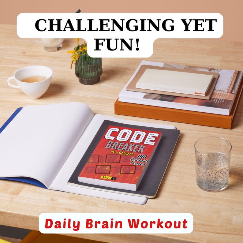 Printable Code Breaker Puzzles: Brain Teaser Game (digital Download A4 ...