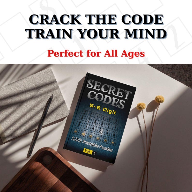 Printable Secret Code Puzzles: Brain Teaser Game (digital Download A4 ...