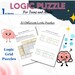 Zebra Puzzle Logic Puzzle Printable Puzzles Pen & Paper Games School ...