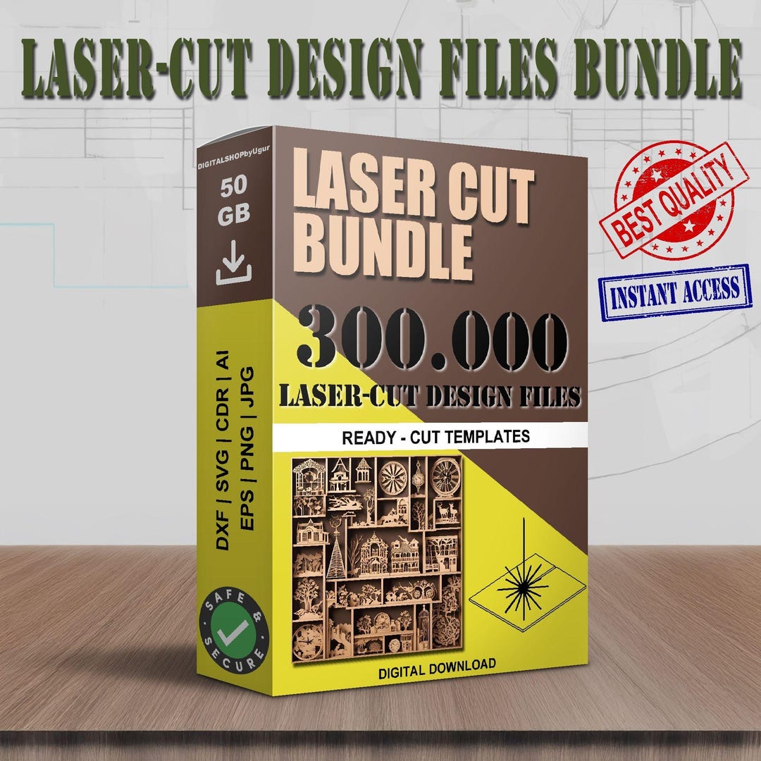 Laser Cut Design Files | Ready-cut Templates | Dxf Svg Cdr Ai Eps Png ...