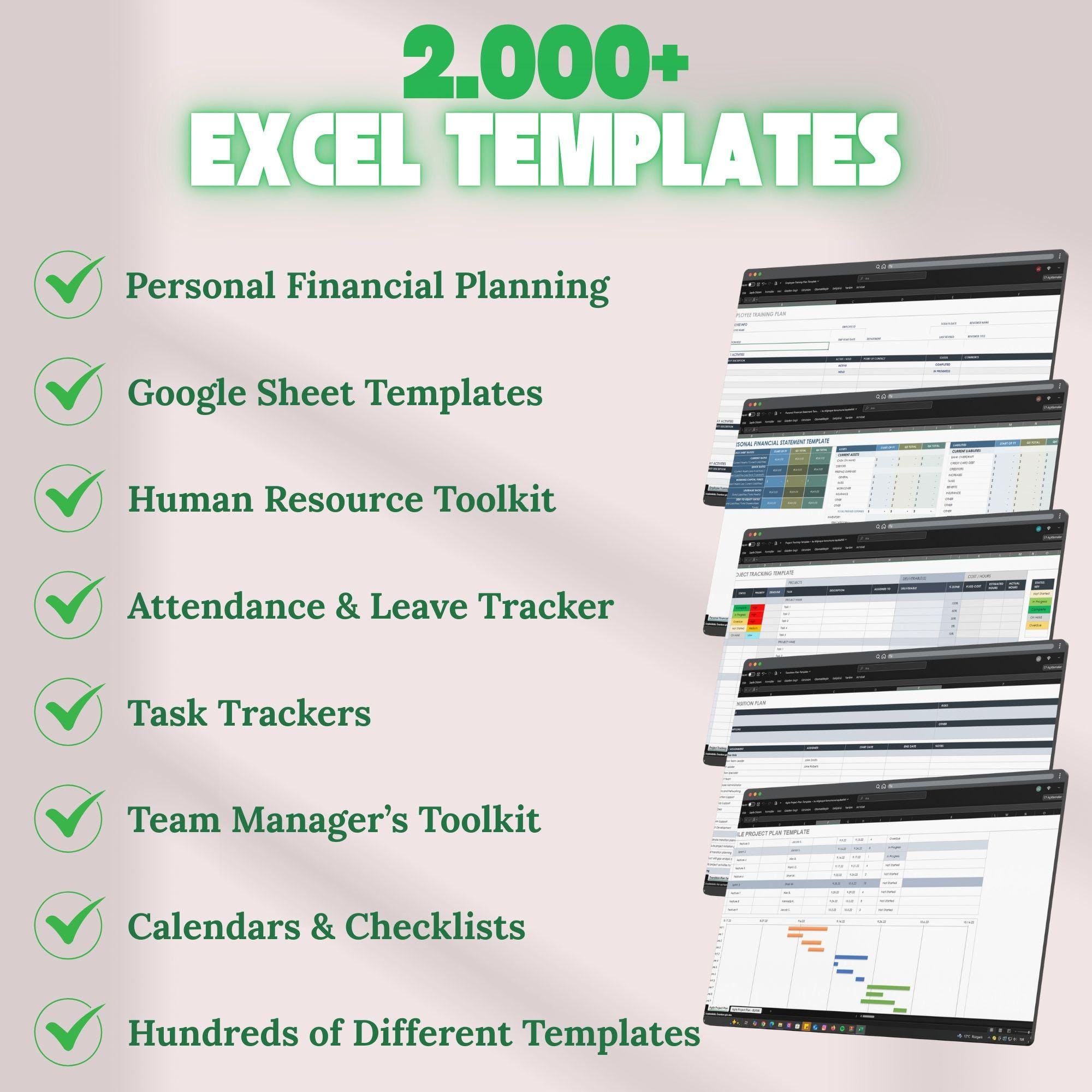 MS Office Templates Bundle: 20,000+ Excel, Powerpoint, Word Templates ...