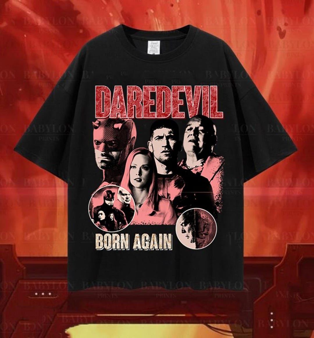 Vintage Daredevil Born Again Shirt, Daredevil Shirt, Daredevil Born ...