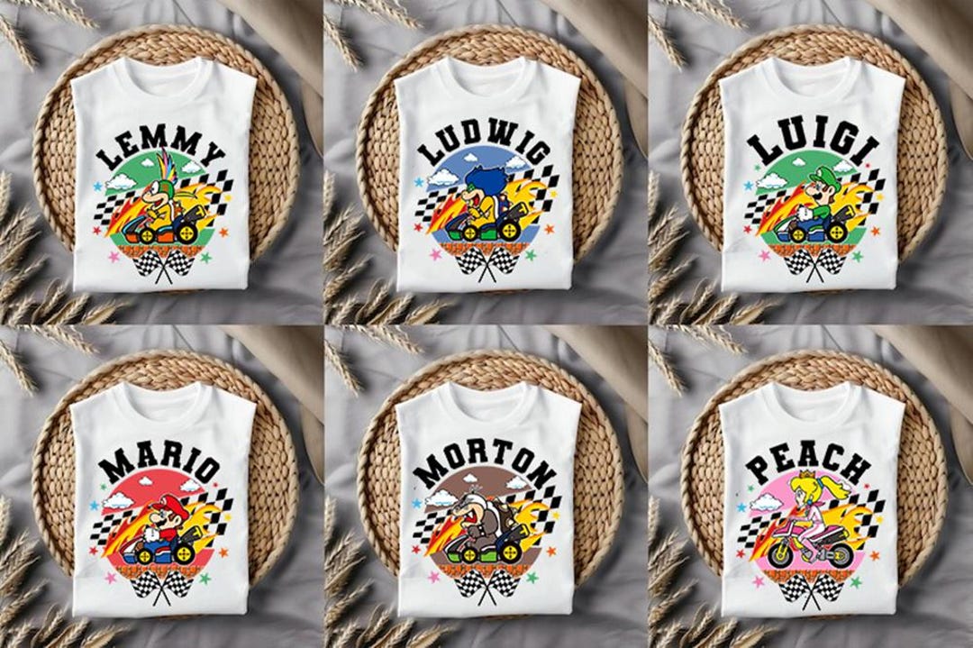 Super Mario Kart Shirt, Super Mario Epic Universe Shirt, Super Mario ...