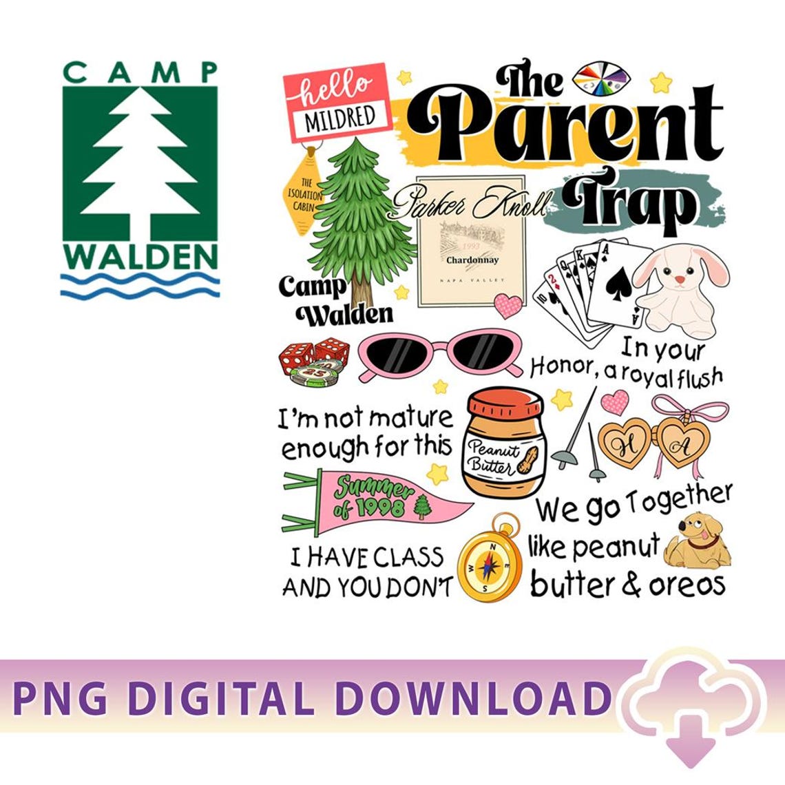 The Parent Trap Camp Walden PNG, the Parent Trap Png, Parker Knoll Png ...